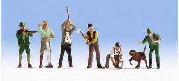 Chasseurs et bûcherons - NO 15060 - Noch - Figurines / Scenettes - Easy ...