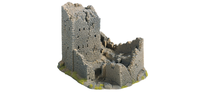 Ruine de Château - NO 58600 - Noch - Diorama, Paysage - Easy Miniatures