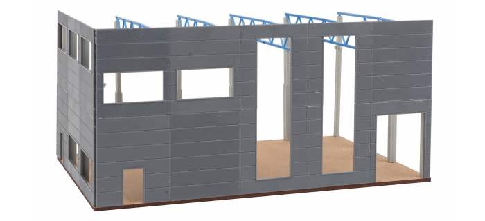 Bâtiment industriel en construction, Systeme constructif - F130892 ...