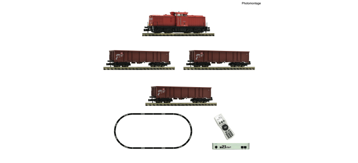 Coffret de départ digital z21 avec train de marchandises et loco série ...
