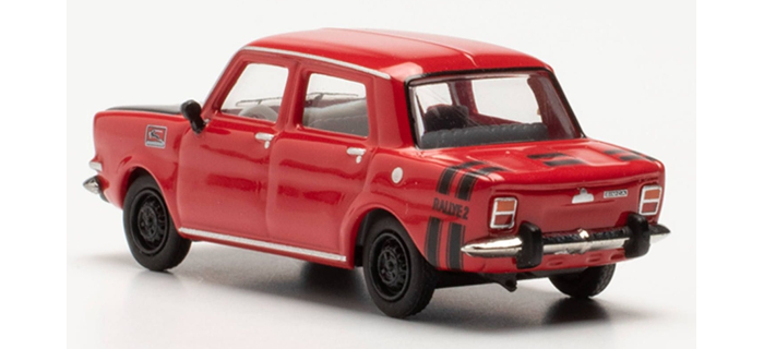 Simca Rallye II, rouge / capot noir - HER024358-003 - Herpa - Véhicules ...