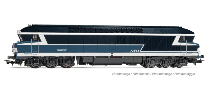 Locomotive diesel CC 72033 SNCF, livrée bleue avec logo Nouille - HJ2603 - Jouef - Materiel ...
