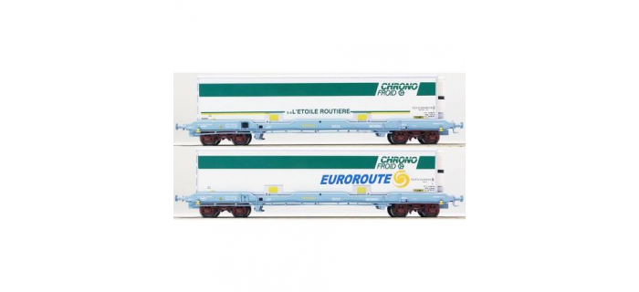 Coffret de 2 Wagons Chrono froid EUROROUTE - LSM30306 - LS Models ...