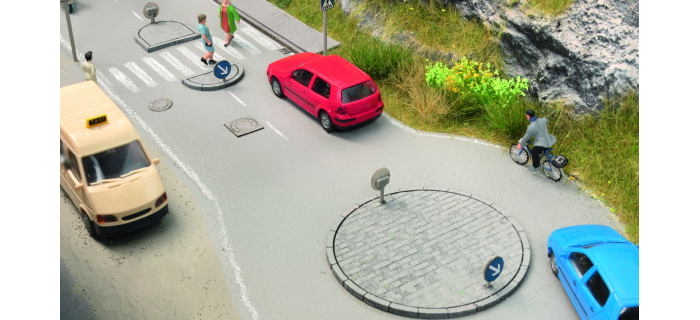 Set d’îlots routiers (terre-plein, rond-point) - NO 14388 - Noch ...