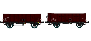 Set de 2 wagons Tombereau OCEM 29, ep III - WB-175 - REE Modeles ...