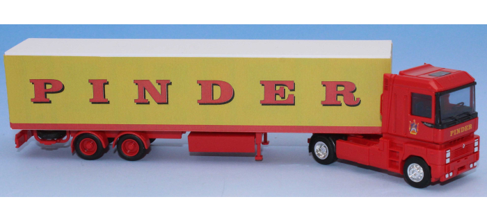 Semi-remorque Renault AE 500, Pinder logo droit - SAI 3826 - SAI - Véhicules - Easy Miniatures